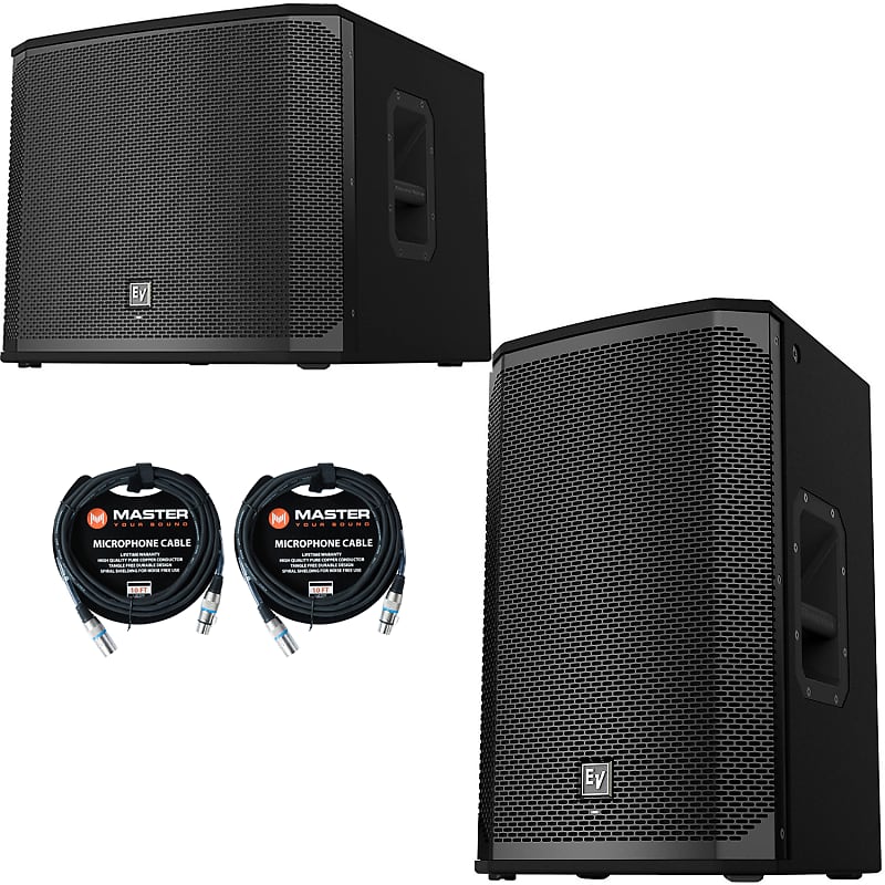 EV Electro Voice EKX-15SP 15" Subwoofer w/ EKX-12P 12" Loud | Reverb