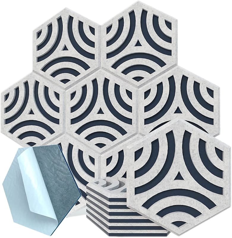 Bass Trap 3D Acoustic Diffuser Panels Self-adhesive Sound | Reverb