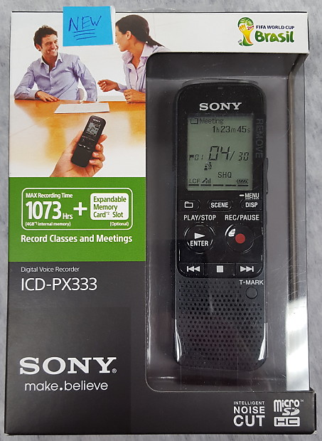 Sony ICD-PX333 Digital Voice Recorder Black | Reverb
