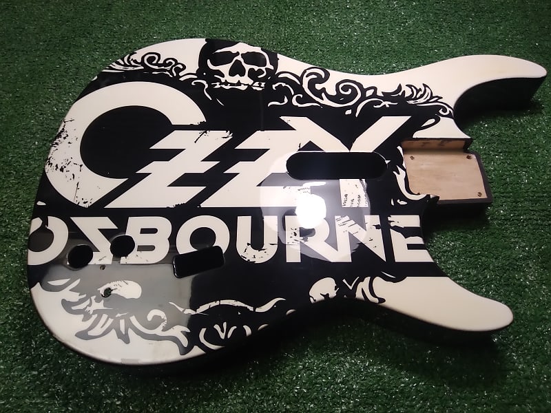 Full Size solid wood super strat body - Original Factory Ozzy | Reverb