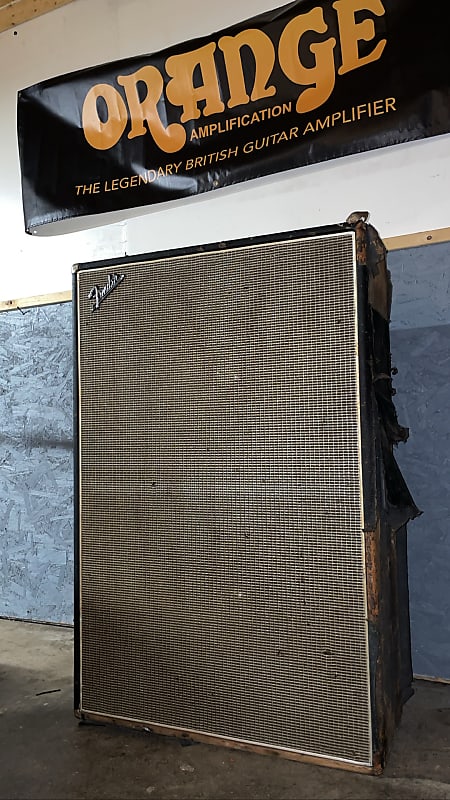 Fender Dual-Showman 2x15 Cabinet 1968 - Black | Reverb