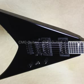 Jackson USA Custom Shop Double Rhoads King V Black Guitar | Reverb