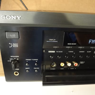 Sony - STR-DA555ES 5.1 Receiver W Original (RM-TP502) Remote | Reverb