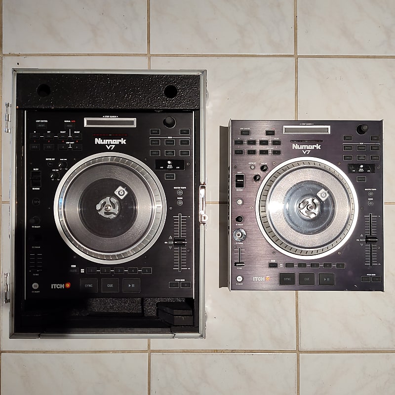 Two (2) Numark V7 DJ Controllers | Reverb