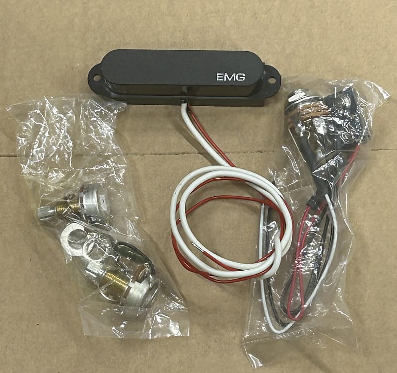 EMG FTC Ceramic Tele Neck Pickup - Black | Reverb