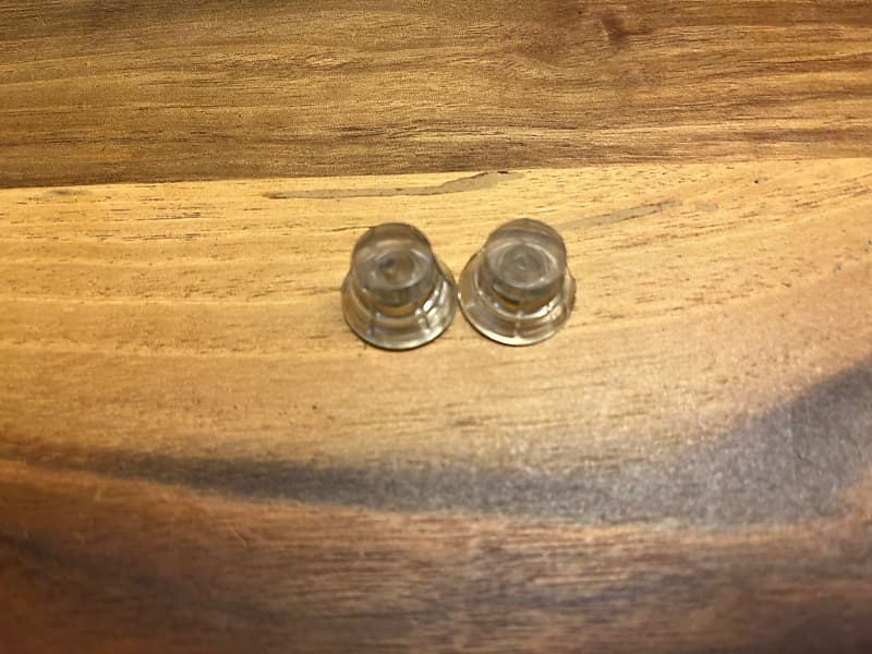 Harmony Dearmond Mini D Shaft Amber volume and tone knobs | Reverb