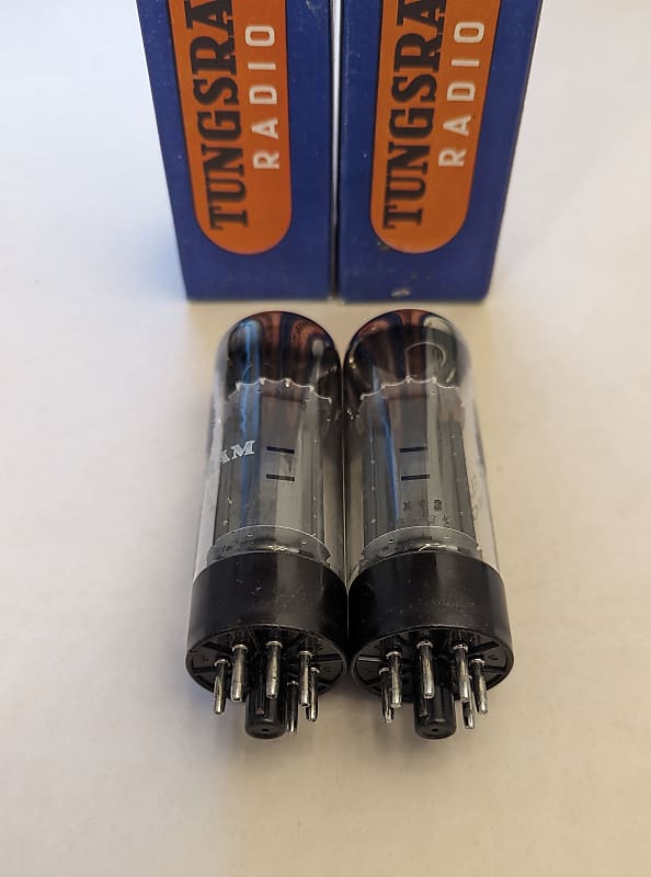 Pair of Tungsram-labeled Mullard (Blackburn) Xf2 | Reverb Australia