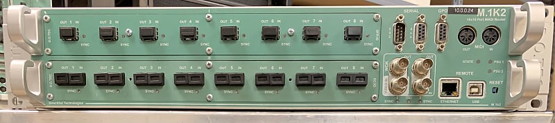 DirectOut M.1k2 MADI Router 2010 - Green_Silver | Reverb