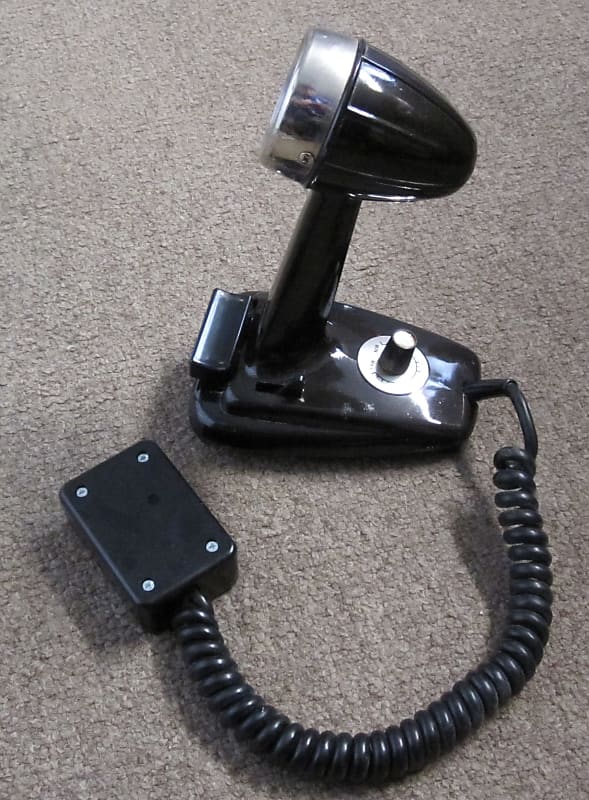 Circuit Bent Modified Realistic Powered Desk CB Microphone | Reverb