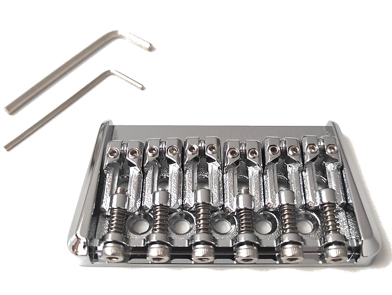 Fixed bridge (hardtail) 6 strings, Chrome 52mm, innovative | Reverb