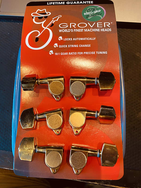 Generic Grover-style Rotomatic machine heads (tuners) 3x3 | Reverb