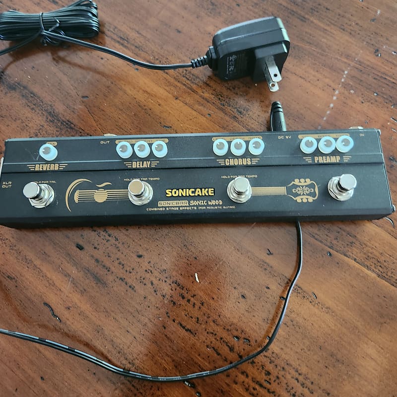 SONICAKE Sonic Wood Acoustic Guitar Effects Pedal | Reverb