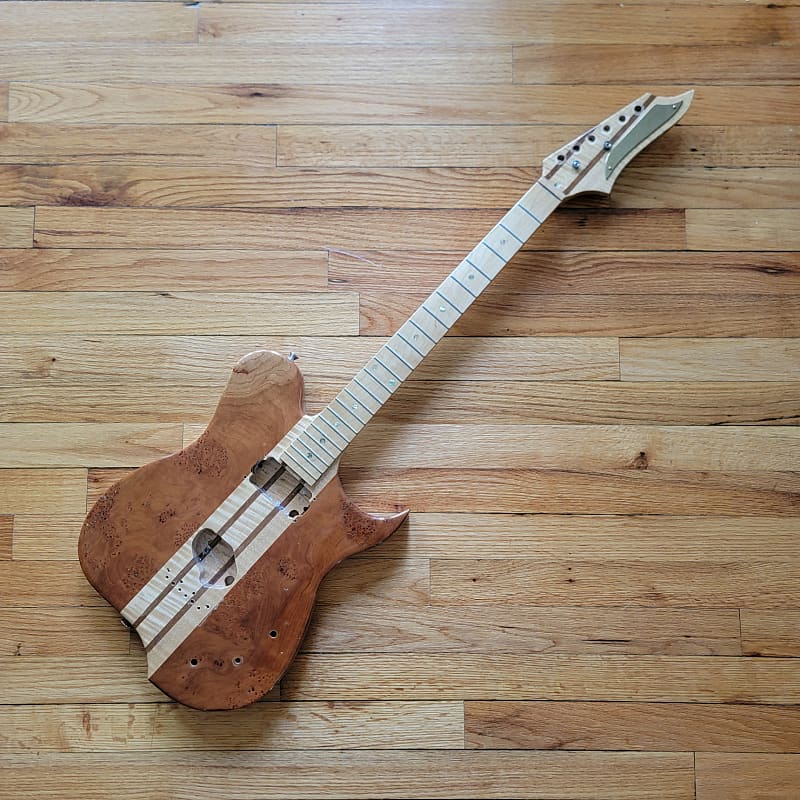 Unknown Homemade Tele-Style Neck Through Build Extravagant | Reverb