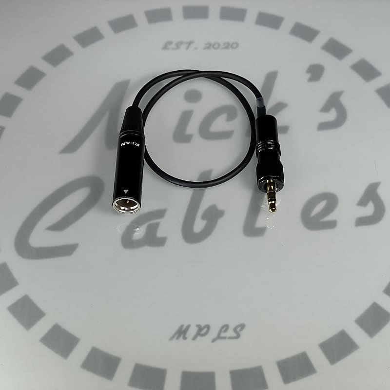 1/8" (3.5mm) to TA3 (Mini XLR) Cable | Reverb
