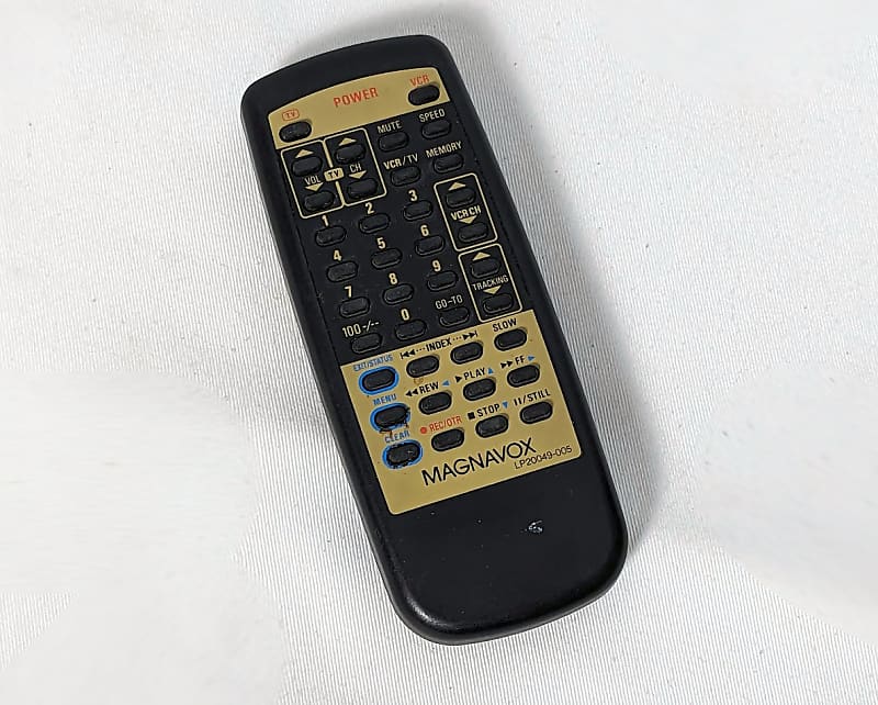 MAGNAVOX LP20049-005 TV VCR VRU240 VRU240AT Remote Control | Reverb