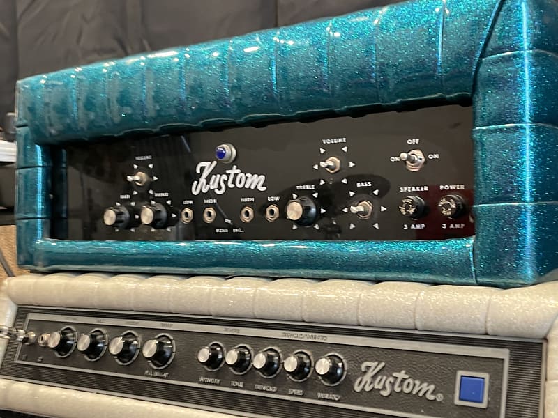 1967 USA Made Kustom C545 Solid State Amp Head Frankenstein | Reverb