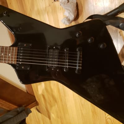 Samick Greg Bennet Rockwell Explorer Black | Reverb