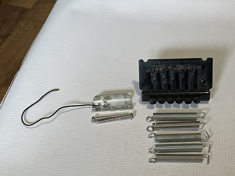 1980's Bendmaster Fine Tuning 2 Point Tremolo Black Tremolo | Reverb