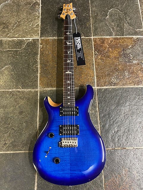 PRS SE Custom 24 Left-Handed Faded Blue Burst | Reverb