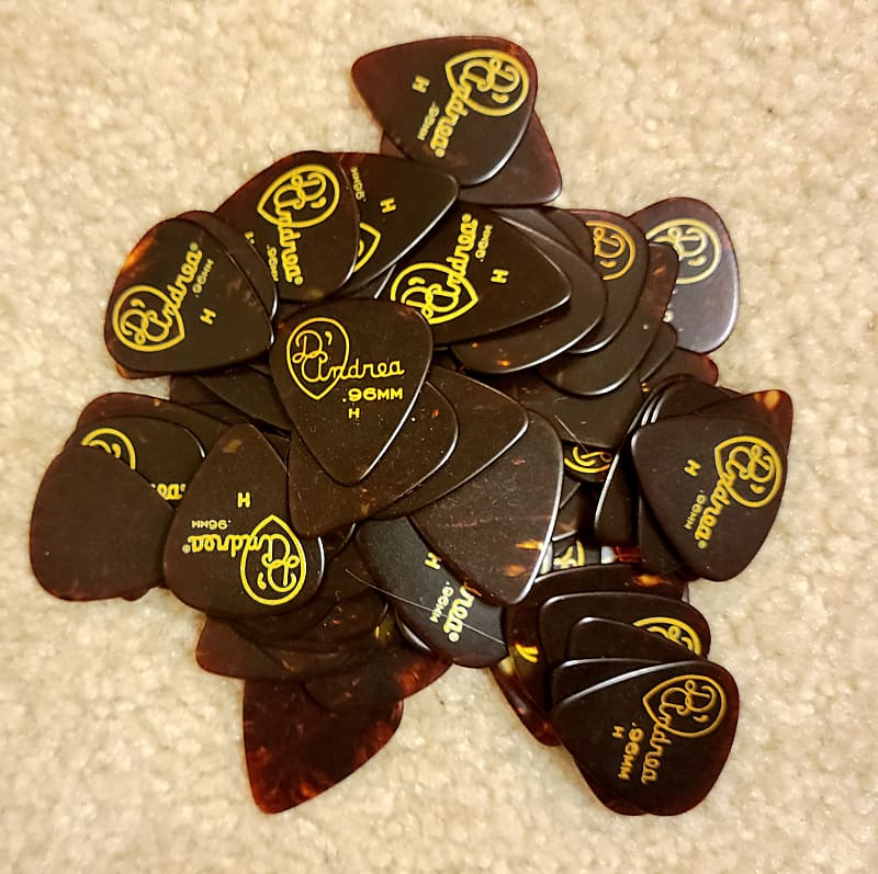 72 Heavy D'Andrea Classic Celluloid Guitar Picks - RVC351.96 | Reverb
