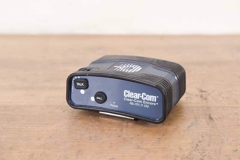 Clear-Com RS-701 Single-Channel Intercom Belt Pack (church | Reverb