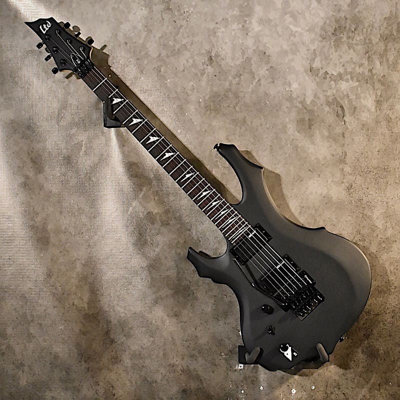 ESP Left Handed LTD F-200 FR 2020 Black Satin Lefty | Reverb Australia