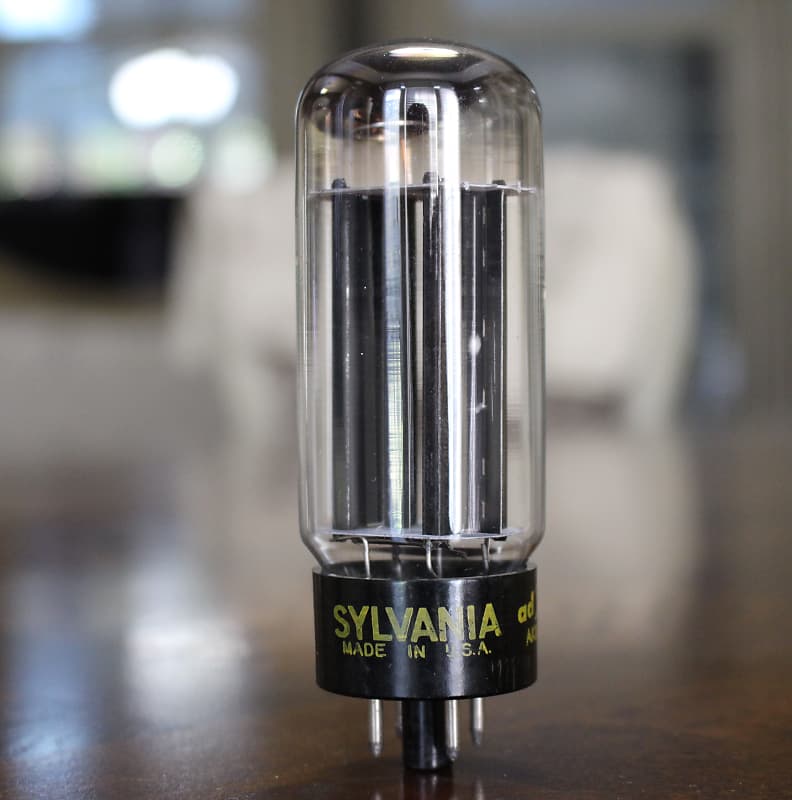Sylvania 5U4GB NOS Tube - Black Plates - 1978 - Top O | Reverb UK
