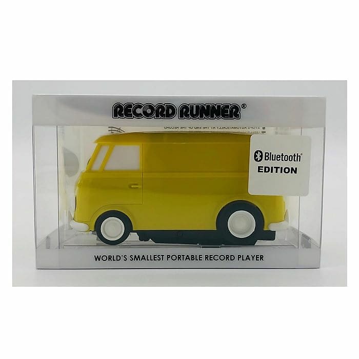 Record Runner Bluetooth Portable Vinyl Record Player (yellow) | Reverb