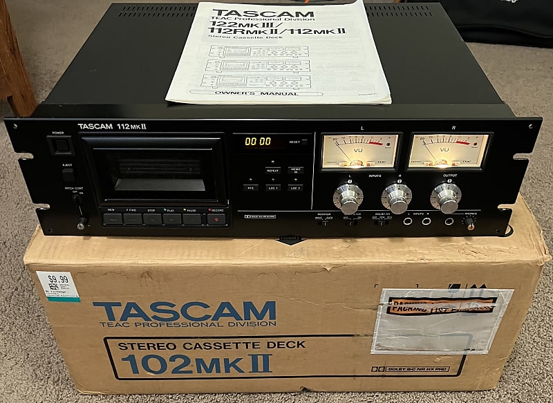 Tascam 102 MKII Professional Cassette Deck (for repair or | Reverb