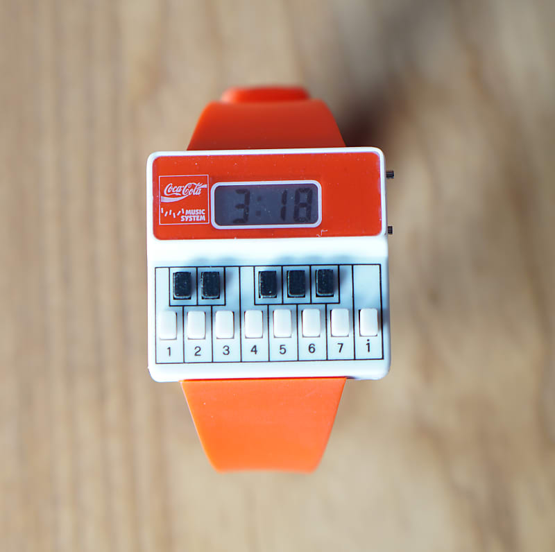 Coca Cola Synth Watch 1980s | Reverb