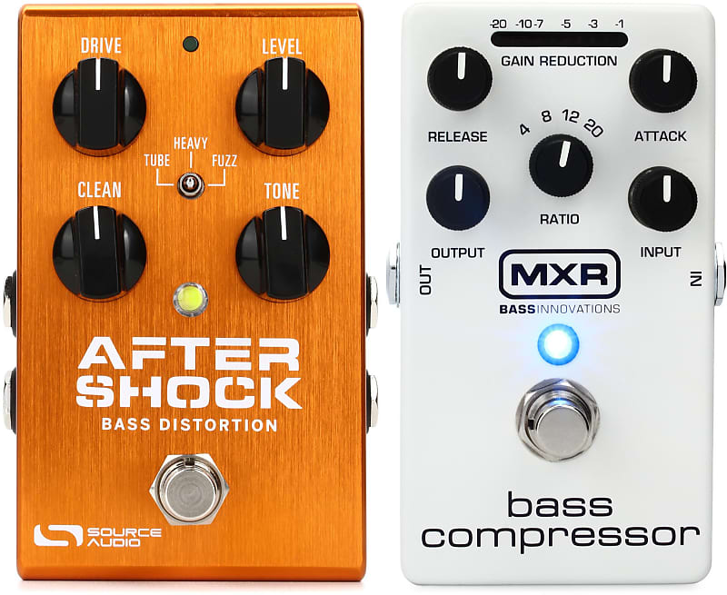Source Audio Aftershock Bass Distortion Pedal Bundle with MXR | Reverb