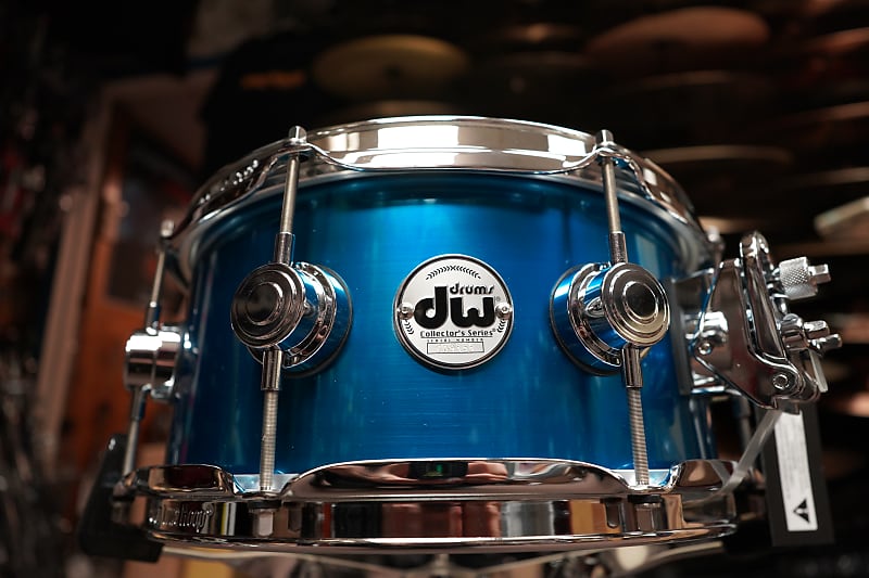DW USA Collectors 12'' Blue Anodized Lacquer Specialty 5.5" x | Reverb