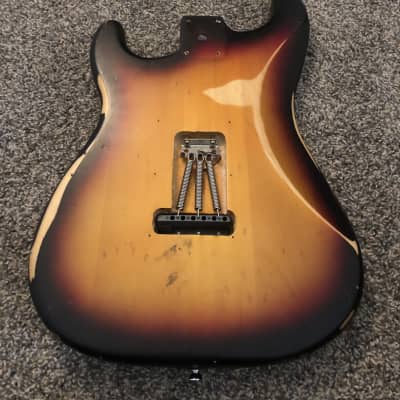 Loaded Fender Squier Heavy Relic Stratocaster Strat Body | Reverb