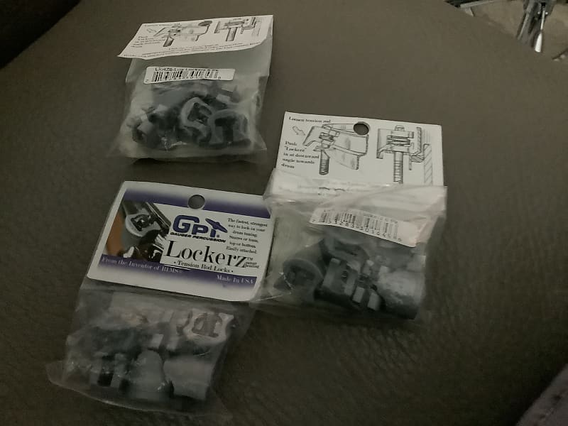 Gauger percussion GPT Lockerz, drum tension rod locks | Reverb