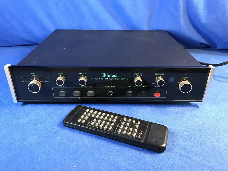 Mcintosh C712 System Controller Preamplifier with CR10 | Reverb