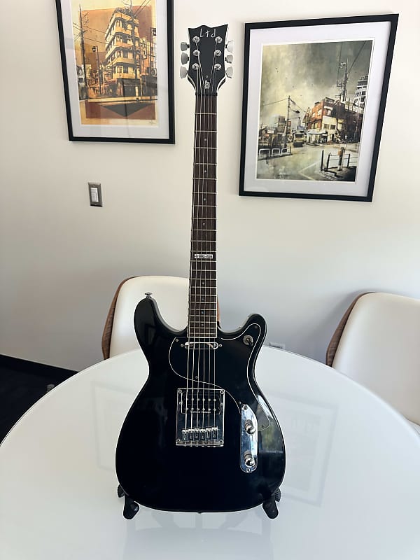 LTD (ESP) Hybrid 300 Guitar, Black Gloss w/ Upgrades (2002) | Reverb