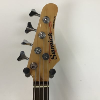 Used Samick P-STYLE BASS Bass Guitars Red | Reverb