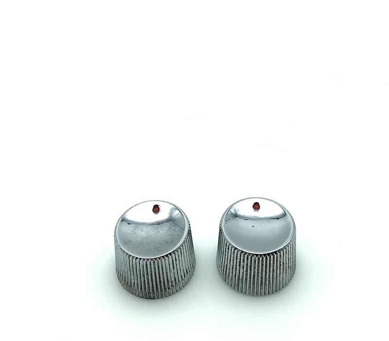 2 Vintage Metal Cupcake Knobs | Reverb