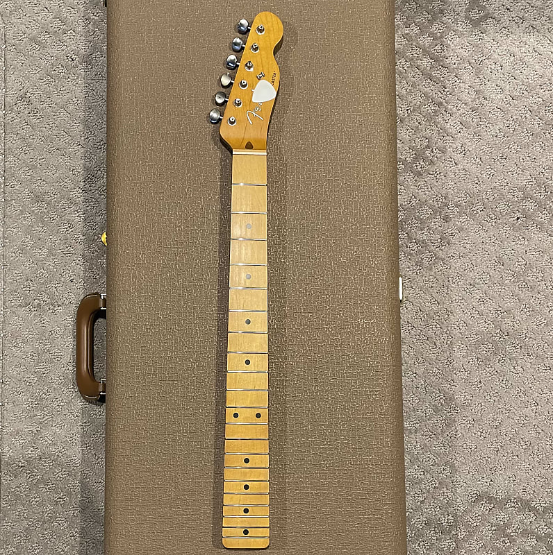 Allparts Telecaster Neck - Relic Nitrocellulose Maple | Reverb