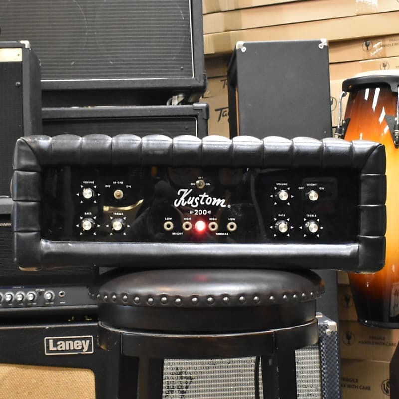 Vintage Kustom K200 200 Watt Bass Amplifier Head | Reverb