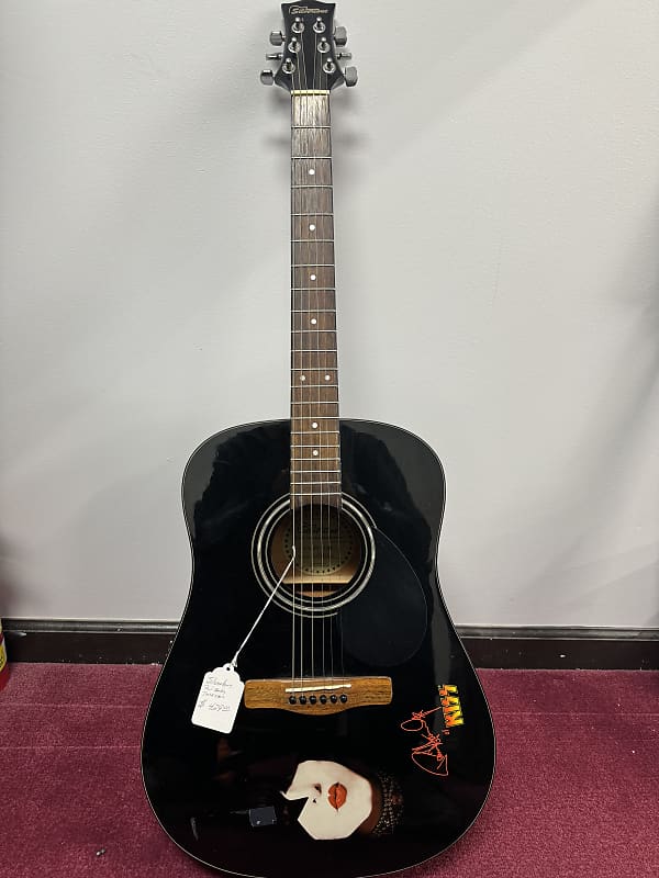 Silvertone Paul Stanley Dark Star - black gloss | Reverb