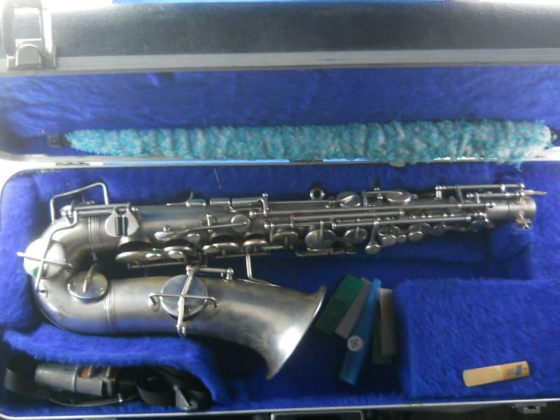 Elkhart Band Co Alto Saxophone silver | Reverb