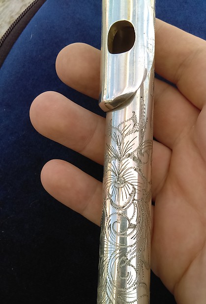 WOW! Vintage Flute Hand Engraved by Jason Dumars | Reverb