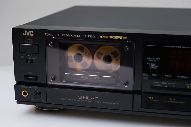 JVC TD-V711 SuperDigifine Cassette Deck *Fully Recapped JVC TD-V711 SuperDigifine Cassette Deck *Fully Recapped
