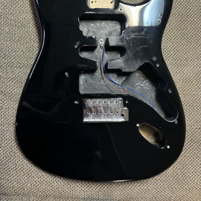 Squier Stratocaster (Unknown Year) - Black | Reverb