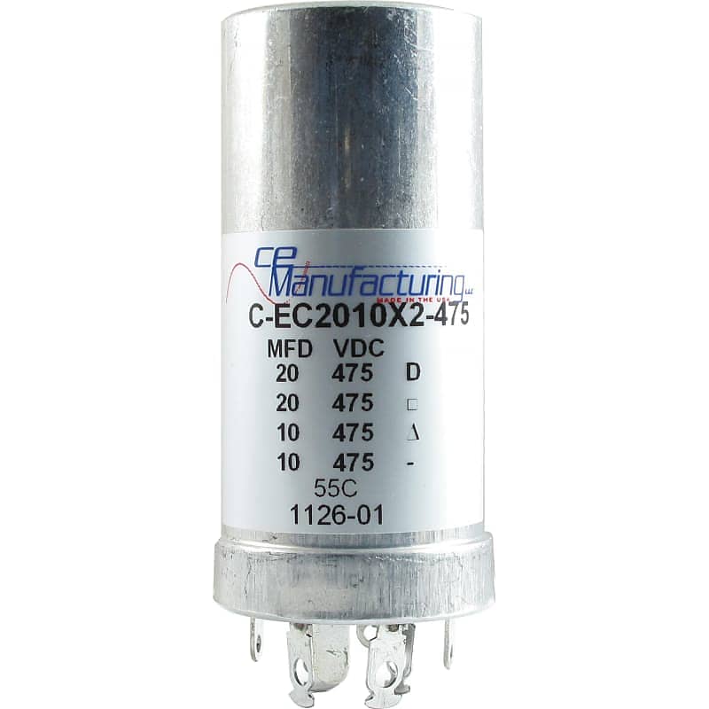 Capacitor - CE Mfg., 475V, 20/20/10/10uF, Electrolytic | Reverb