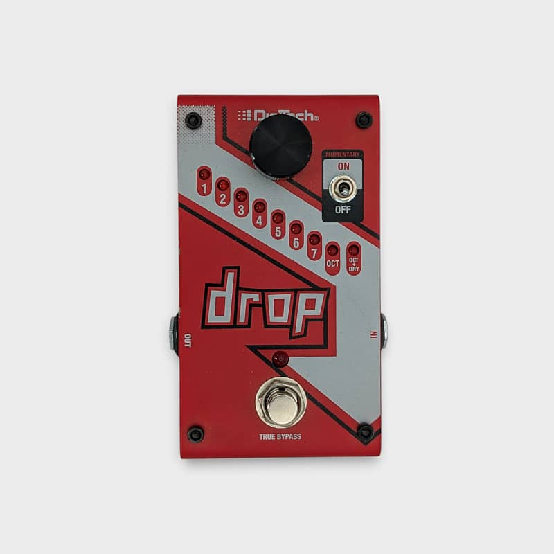 DigiTech Drop Compact Polyphonic Pitch-Shifter 2010s - Red | Reverb