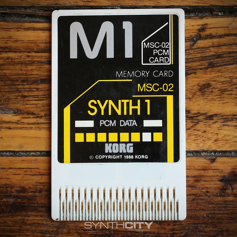 Korg MSC-02 PCM Card | Reverb