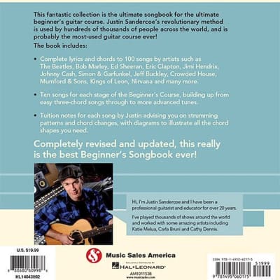 JustinGuitar Beginner's Songbook - 100 Classic Songs | Reverb
