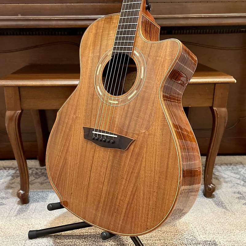 Washburn WCG55CE Koa Acoustic | Reverb